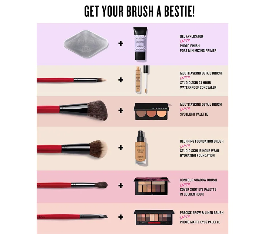 makeup brush kit box